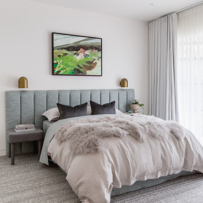 Contemporary Bedhead - Lincoln Bed head - Heatherly Design